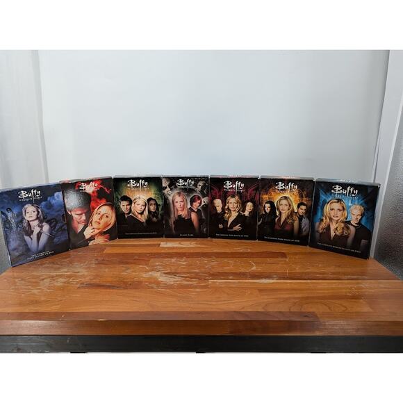Vintage | Media | Buffy The Vampire Slayer Dvds Season One Two Three Four Five Six Seven ...